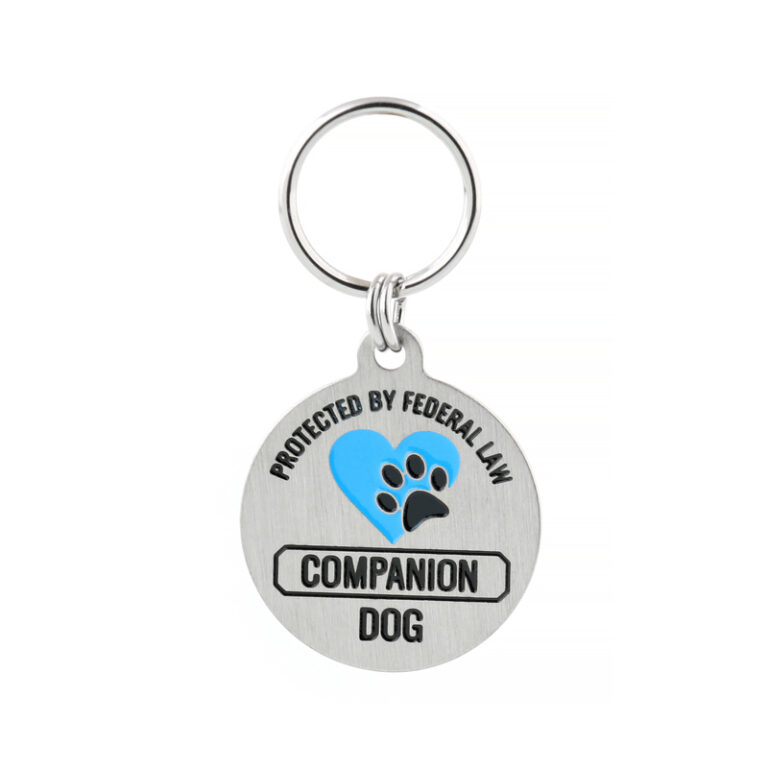 Companion Dog Tag - Instant Service And Support Dog Documents
