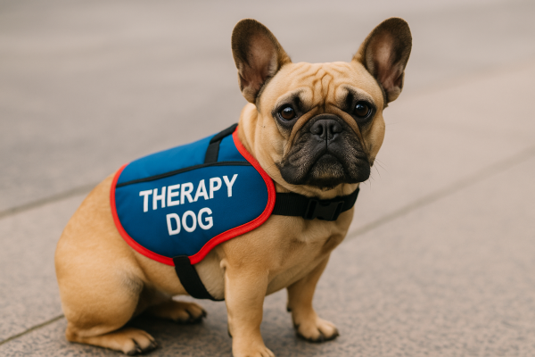 French Bulldog as a Therapy Dog - Instant Service And Support Dog Documents