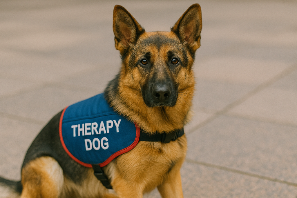 German Shepherd Dog as a Therapy Dog - Instant Service And Support Dog Documents