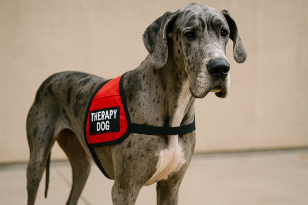 Great Dane as a Therapy Dog - Instant Service & Support Dog Documents