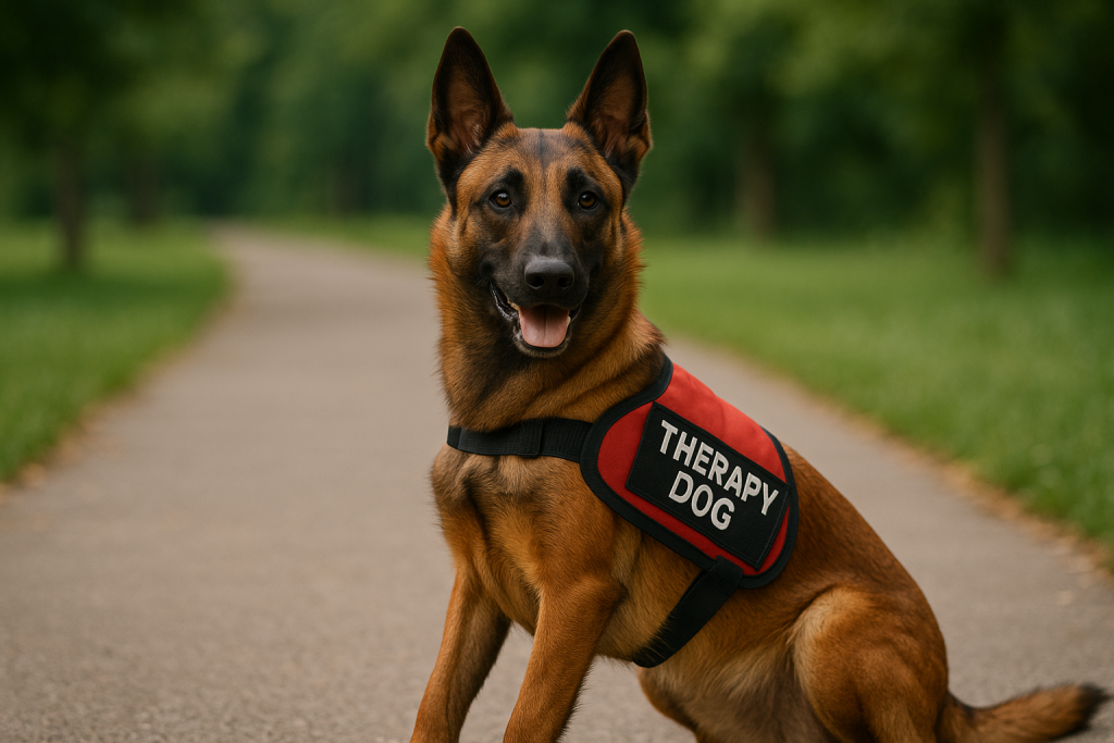 Belgian Malinois as a Therapy Dog - Instant Service & Support Dog Documents